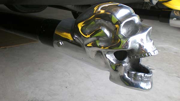 Cool Ass Parts - Skull Exhaust Tips