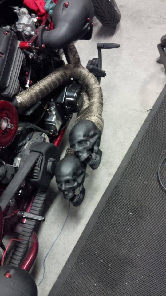 Cool Ass Parts - Skull Exhaust Tips
