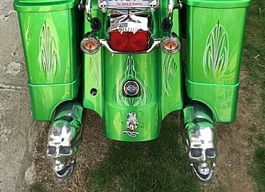 Cool Ass Parts - Skull and Flame Exhaust Tips - Hitch Covers - Skeleton ...